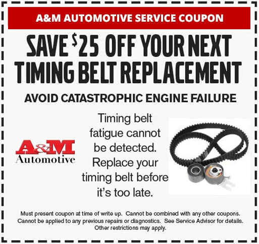 Check out our Specials in Bellevue, WA A&M | Auto Repair Bellevue
